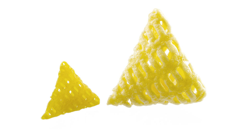 Triangles Potatoes - 3D Slit - Snack Pellets - Le Caselle Spa