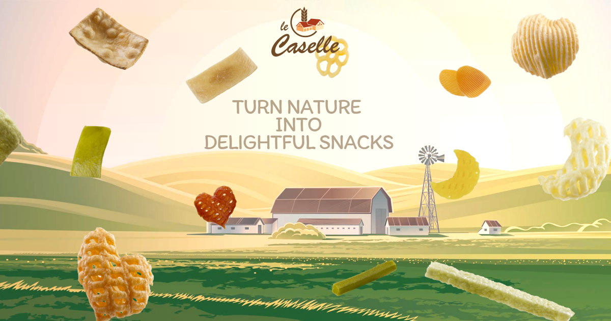 Le Caselle Snack Pellets, turn nature into delightful snack